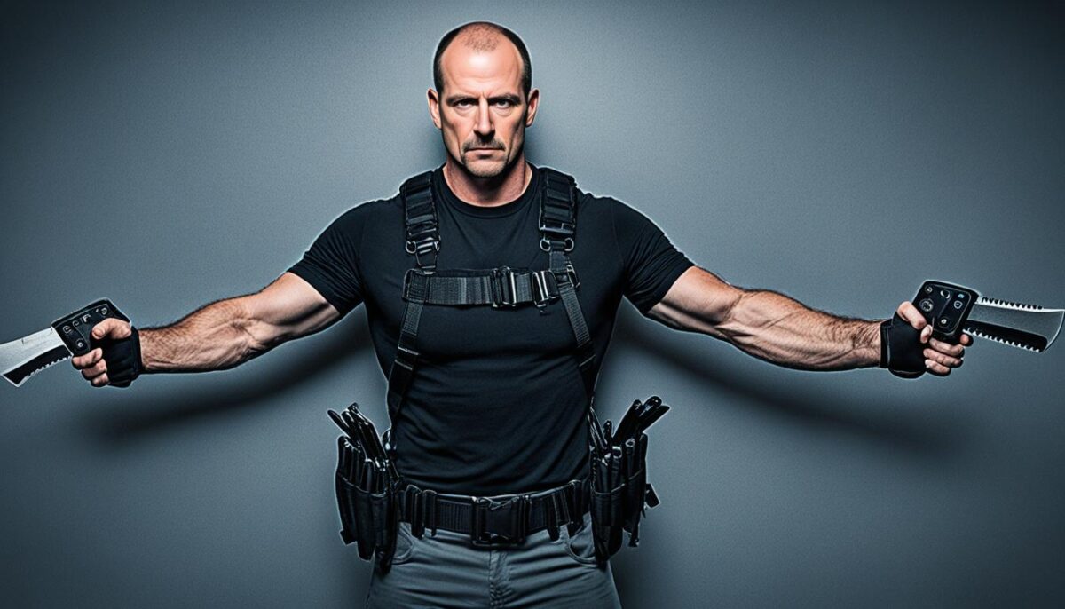 Small Blade Knives On The Body Midline